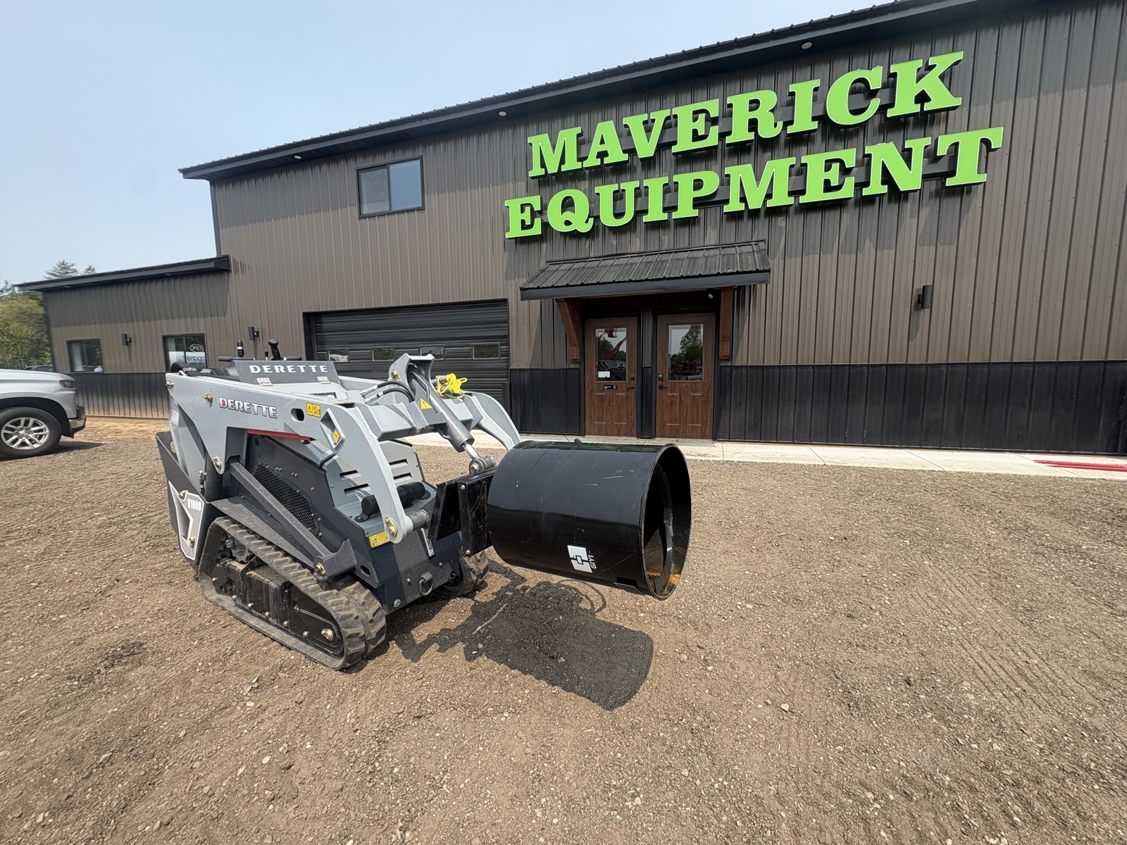 New Mini Skid Steer Cement Mixer Barrel attachment For Sale Howard City MI